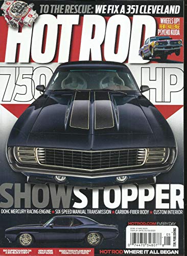 HOT ROD MAGAZINE, SHOW STOPPER * DOHC MERCURY RACING ENGINE, MAY, 2020