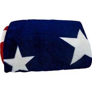 USA Star Spangled Banner Super Plush Blanket - 50x60 Soft Throw Blanket - Perfect for Cuddle Season!