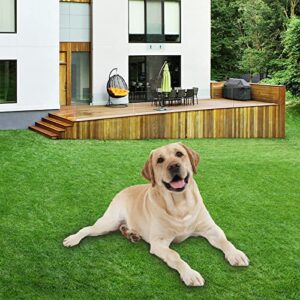 ZGR Artificial Garden Grass 3 ft x 4 ft Premium Lawn Turf, Realistic Fake Grass, Synthetic Turf, Thick Pet Turf, Fake Faux Grass Rug with Drainage Holes Indoor/Outdoor Landscape Customized Available