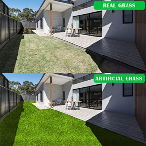 ZGR Artificial Garden Grass 3 ft x 4 ft Premium Lawn Turf, Realistic Fake Grass, Synthetic Turf, Thick Pet Turf, Fake Faux Grass Rug with Drainage Holes Indoor/Outdoor Landscape Customized Available