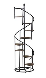 coaster furniture bookcase rustic brown and black 805675