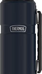 THERMOS Stainless King Vacuum-Insulated Beverage Bottle, 40 Ounce, Midnight Blue