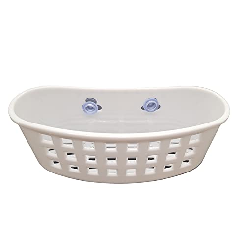 Handy Housewares Kitchen Sink Caddy Dish Soap Scrubber Sponge Holder Basket with Suction Cups (1)