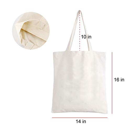 YouFangworkshop Funny Cute Bee Kind Reusable Cotton Canvas Tote Bag for Women Mom Wife Friend Sister Girls Teens Gardener Grocery Shopping Tote Bag