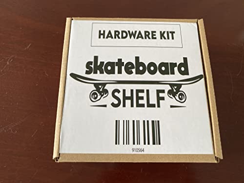 SkateShelf Skateboard Industrial Pipe Floating Shelf (Longboard)