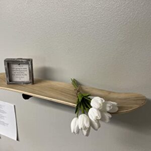 SkateShelf Skateboard Industrial Pipe Floating Shelf (Longboard)