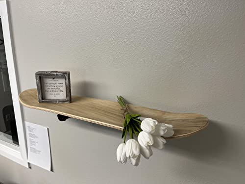 SkateShelf Skateboard Industrial Pipe Floating Shelf (Longboard)