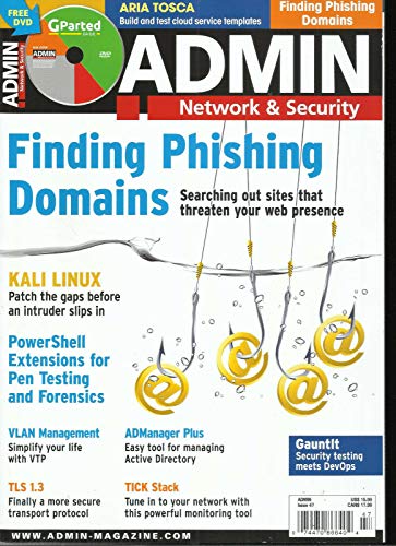 ADMIN NETWORK & SECURITY MAGAZINE, ISSUE, 2019 ISSUE, 47 FREE DVD INCLUDED