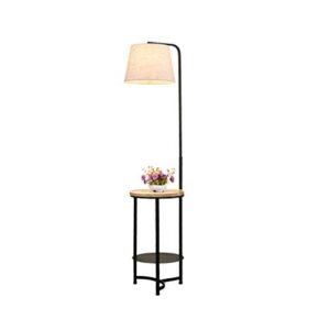 floor lamp nordic modern fashion coffee table floor lights e27 led iron bracket floor lamps for living room bedroom study hotel room floor light (color : black)