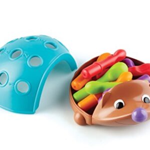 Learning Resources MathLink Cube Big Builders, Imaginative Play, Math Cubes, Early Math Skills, Set of 200 Cubes, Ages 5+ & Spike The Fine Motor Hedgehog, Sensory, Toys for Toddlers, Ages 18 Months+