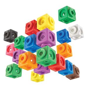 Learning Resources MathLink Cube Big Builders, Imaginative Play, Math Cubes, Early Math Skills, Set of 200 Cubes, Ages 5+ & Spike The Fine Motor Hedgehog, Sensory, Toys for Toddlers, Ages 18 Months+