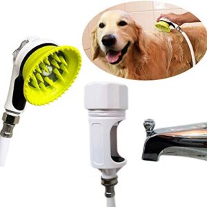 wondurdog bathtub spout attachment dog wash kit | regular and deluxe version available