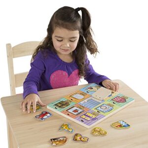 Melissa & Doug Latches Board & Magnetic Hide & Seek Board