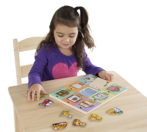 Melissa & Doug Latches Board & Magnetic Hide & Seek Board