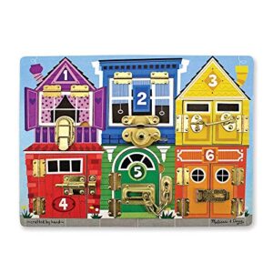 Melissa & Doug Latches Board & Magnetic Hide & Seek Board