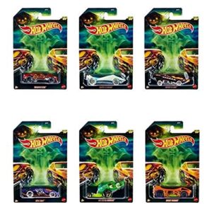 hot wheels halloween 2020 bundle complete set of 6 cars