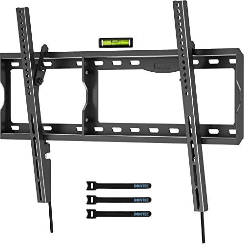 BONTEC Tilting TV Wall Mount for Most 17-86 inch LED OLED LCD Flat Curved Screen TVs, TV Wall Bracket Holds up to 165LBS, Max VESA 600 x400mm