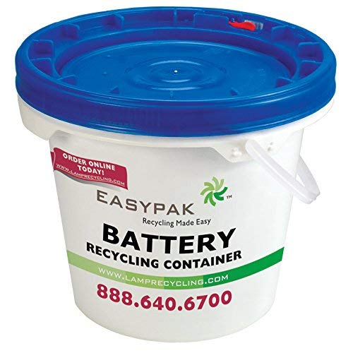 EasyPak Mini Battery Recycling Container