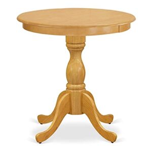 East West Furniture EST-Oak-TP Table, Round