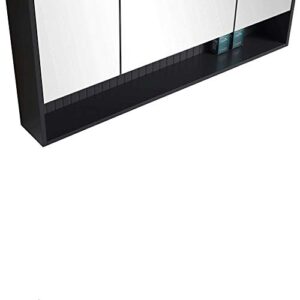 Fine Fixtures Venezian 45" Medicine Cabinet Black