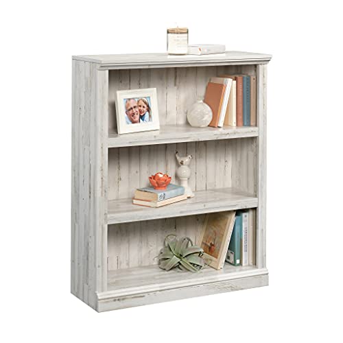 Sauder Miscellaneous Bookcase, L: 35.28" x W: 13.23" x H: 43.78", White Plank finish