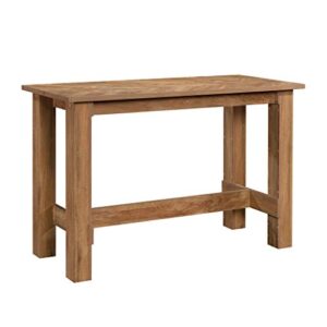 sauder boone mountain counter-height kitchen dinette table, l: 55.12" x w: 25.59" x h: 35.39", sindoori mango finish