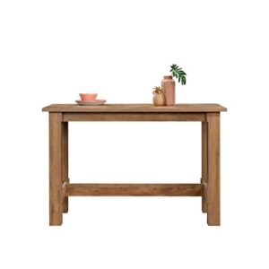 Sauder Boone Mountain Counter-Height Kitchen Dinette Table, L: 55.12" x W: 25.59" x H: 35.39", Sindoori Mango Finish