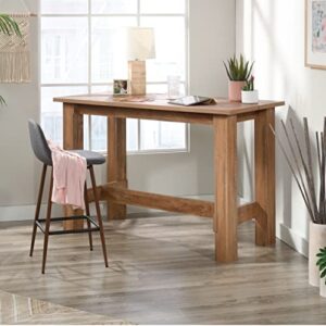 Sauder Boone Mountain Counter-Height Kitchen Dinette Table, L: 55.12" x W: 25.59" x H: 35.39", Sindoori Mango Finish