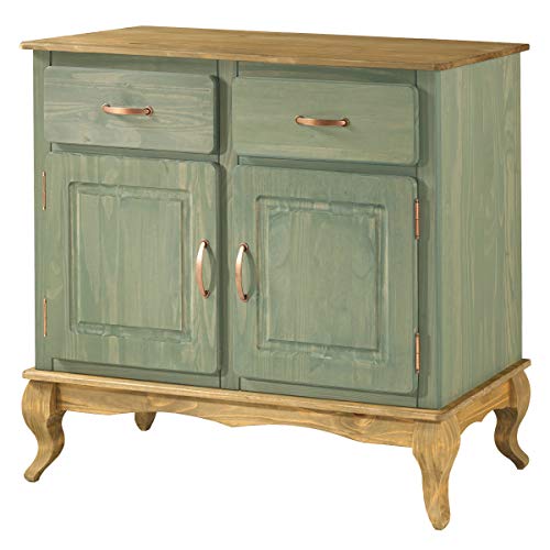 Furniture Dash Wood Buffet Sideboard Green