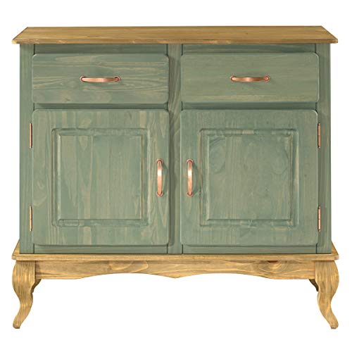 Furniture Dash Wood Buffet Sideboard Green