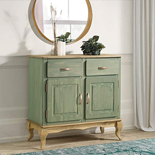 Furniture Dash Wood Buffet Sideboard Green