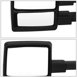 Perfit Zone Towing Mirrors Replacement Compatible With FORD F150 2004-2014 Manual Black Pair Set