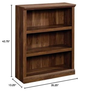 Sauder Miscellaneous Bookcase, L: 35.28" x W: 13.23" x H: 43.78", Grand Walnut finish