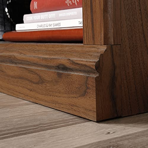 Sauder Miscellaneous Bookcase, L: 35.28" x W: 13.23" x H: 43.78", Grand Walnut finish