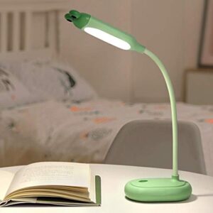 Eye-Caring Charging Plug-in Desk Lamp LED Eye Protection USB Button Dimming Can Adjust The Table Lamp In All Directions for Study and Work Office lamp (Color : White)