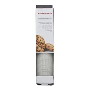 KitchenAid Silicone Baking Mat, 8x12-Inch, Gray