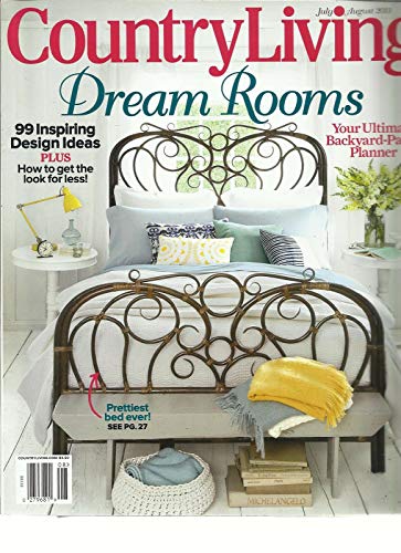 COUNTRY LIVING, JULY/AUGUST, 2013 (DREAM ROOMS * 99 INSPRING DESIGN IDEAS)