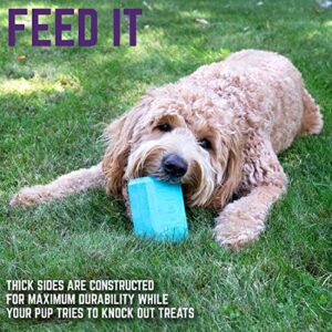 Chew King Premium Treat Dog Toy, Large, Extremely Durable Natural Rubber Fillable Toy Collection, Frozen Feeding,All Breed Sizes