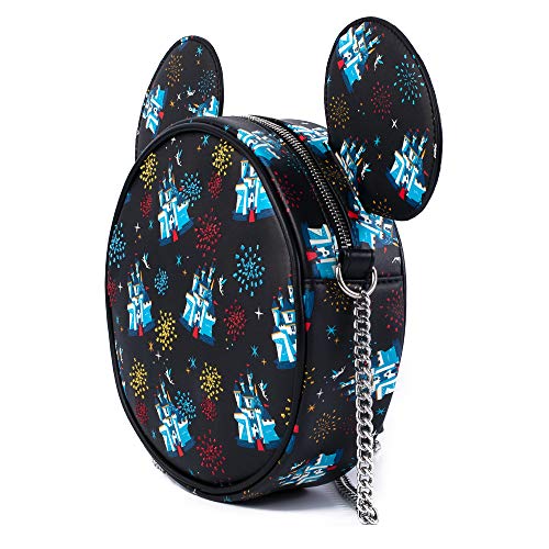 Loungefly: Disney 65th - Mickey Canteen Crossboy Bag