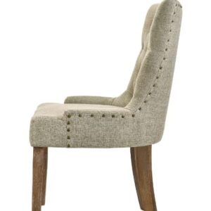 Acme Furniture Yotam Side Chair, Beige