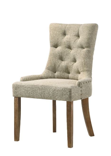 Acme Furniture Yotam Side Chair, Beige