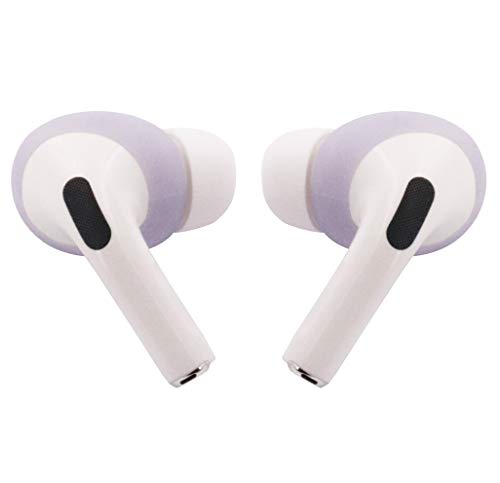 ALXCD Fit in Case Ear Cover Replacement for Air Pods Pro Headphones, Silicone Earbud Covers Eartips, Compatible with Air Pod Pro, 5 Pairs, White Black Pink Purple Green