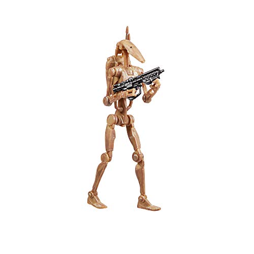 STAR WARS The Vintage Collection Battle Droid Toy, 3.75-Inch-Scale The Phantom Menace Figure, Toys for Kids Ages 4 and Up