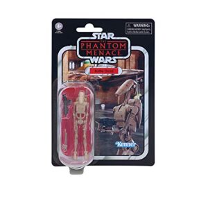 STAR WARS The Vintage Collection Battle Droid Toy, 3.75-Inch-Scale The Phantom Menace Figure, Toys for Kids Ages 4 and Up