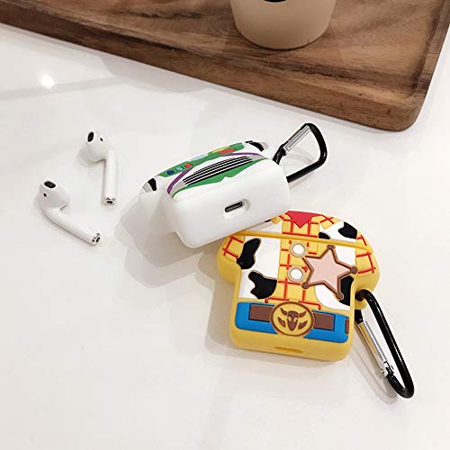 Airpod Case, Cute 3D Funny Buzz Lightyear Pocari Sweat Soft Silicone Cover, Kawaii Cool Keychain Design Skin, for Girls Children and Boys Airpod Case(KANSDF/Buzz Lightyear)