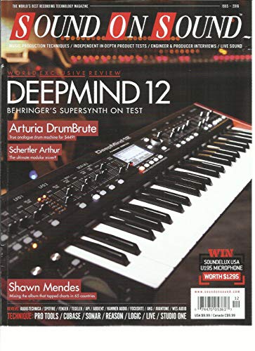 SOUND ON SOUND, THE WORLD'S BEST RECORDING TECHNOLOGY MAGAZINE DECEMBER 2016