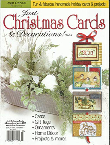 JUST CARDS PRESENTS JUST CHRISTMAS CARDS & DECORATIONS MAGAZINE, ISSUE, 2017