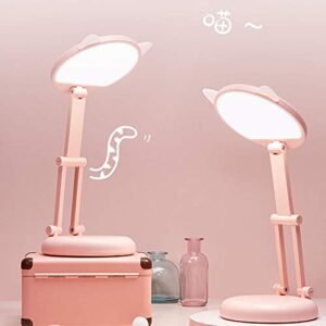 no-logo WAJklj Modern Minimalist LED Night Light Rechargeable Eye Protection Student Learning Dimming Table Lamp Creative Cartoon Reading Lamp