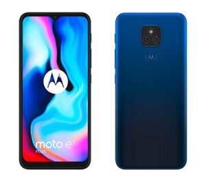 motorola moto e7 plus dual-sim 64gb rom + 4gb ram (gsm only | no cdma) factory unlocked 4g/lte smartphone (blue) - international version