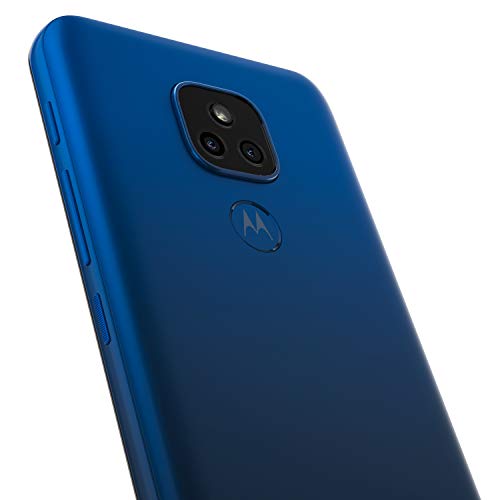 Motorola Moto E7 Plus Dual-SIM 64GB ROM + 4GB RAM (GSM Only | No CDMA) Factory Unlocked 4G/LTE Smartphone (Blue) - International Version